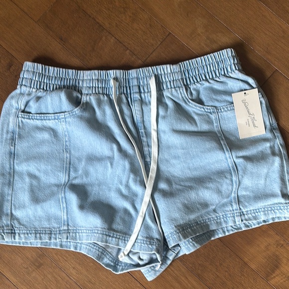 Target | Shorts | Target Blue Jean Shorts Relaxed Fit Elastic Waist ...